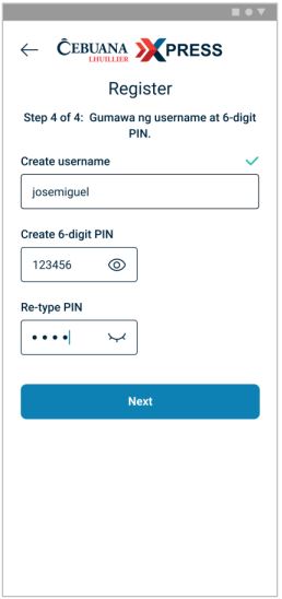 Registration and Log in Process – Cebuana Lhuillier
