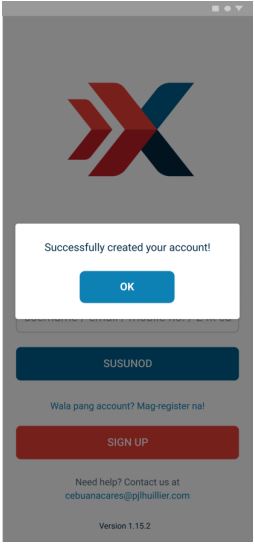 Registration and Log in Process – Cebuana Lhuillier