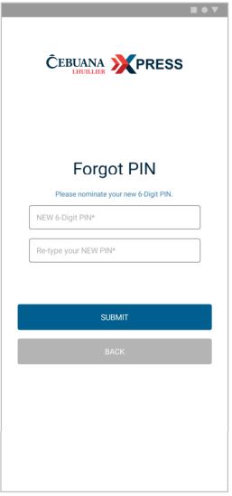 PIN Reset (Forgot PIN) – Cebuana Lhuillier