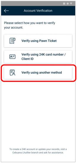 Account Verification via eKYC – Cebuana Lhuillier